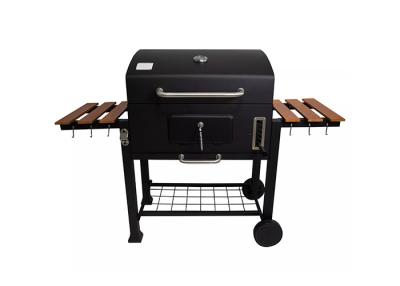 Cina Griglie a carbone autoportanti per barbecue da 30 pollici con tavoli a fornello laterale combinati per fumatori in vendita