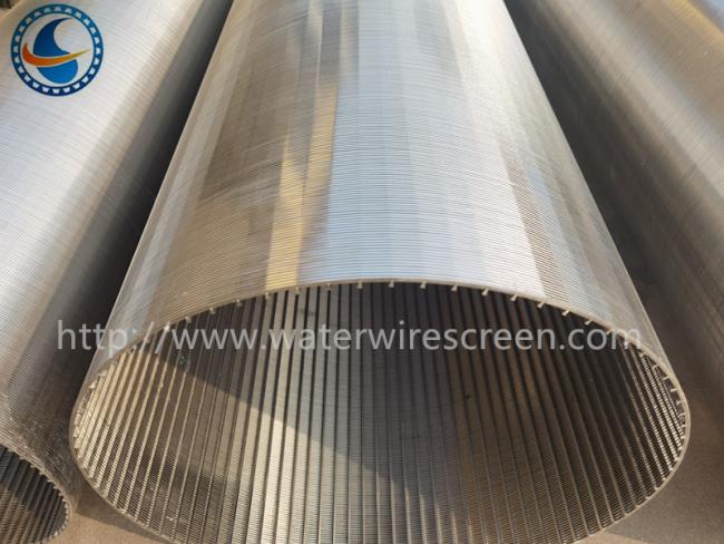 Johnson Wire Wrapped Screen showing slot details