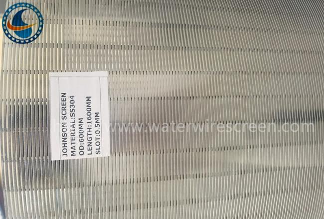 End connection detail of Wire Wrapped Screen