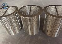 China Reverse Winding Silk Screen Vee Wire Wrapped Screen SGS ISO for sale