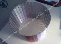 China Anti Cohesive SS Wedge Wire Screen Pipe / Vee Wire Wrapped Screen for sale