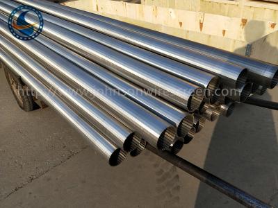 Van het de Draadscherm van de roestvrij staalwig de Pijp OD 100mm voor Waterzuiveringsinstallatie