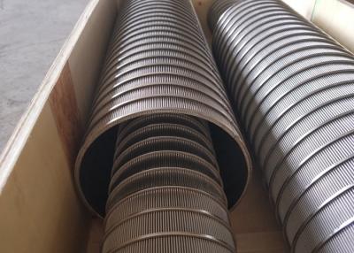 Cina Tipi inverso di Vee Wire Wrapped Screen Johnson scanalatura di 1000μm - di 150 in vendita