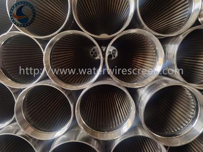 China 6-5/8" Diameter Profile ISO Johnson Wire Screen With 0.04" Gap for sale