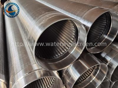 China 6-5/8" Diameter Profile ISO Johnson Wire Screen With 0.04" Gap for sale