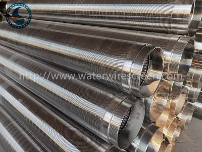 China 6-5/8" Diameter Profile ISO Johnson Wire Screen With 0.04" Gap for sale