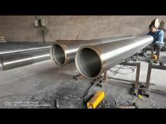 Tubulação inoxidável de Johnson Type Wraps Slot Filter da tela de fio da água 316l