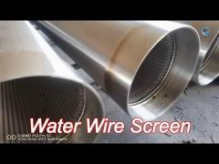 Stainless Steel 304 Vee Wire Filter Screen 406mm For Water Wells Rustproof