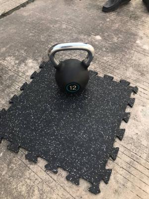 China High Density SBR EPDM Interlock Rubber Tile 5mm-10mm Thickness with Customized LOGO for Gym Sports Flooring for sale