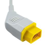 China Nihon Kohden Temperature Probe Cable JT-900P 14pin Temperature Adapter Cable for sale
