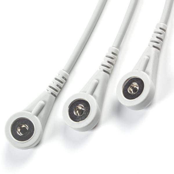 Kontron ECG Cables And Leadwires 125 128 VSM510 3 Lead AHA Snap 7Pin Connector ECG Cable