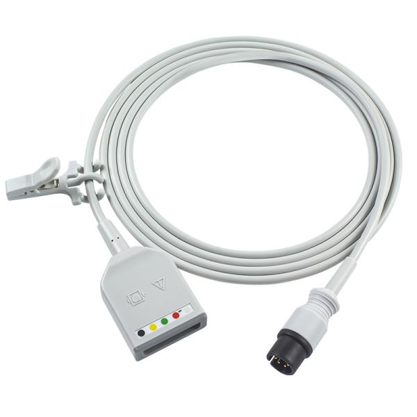 Mindray 0012-00-1255-01 TPU ECG Trunck Cable AAMI 6Pin ECG Cable