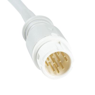 Cina Cavo paziente di IEC ECG del cavo AAMI di P-Hilips 12Pin 6+4 ECG Trunck in vendita