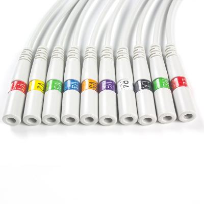 China ECG-Teil-Banane, zum des Verbindungsstücks der ECG-Adapter-Zopf-Adapter-zu reißen Elektroden-9281-002-50 4mm ECG zu verkaufen