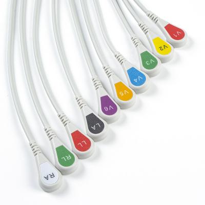 China ECG-Teil-Banane, zum des Verbindungsstücks der ECG-Adapter-Zopf-Adapter-zu reißen Elektroden-9281-002-50 4mm ECG zu verkaufen