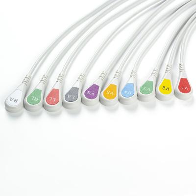 China ECG-Teil-Banane, zum des Verbindungsstücks der ECG-Adapter-Zopf-Adapter-zu reißen Elektroden-9281-002-50 4mm ECG zu verkaufen