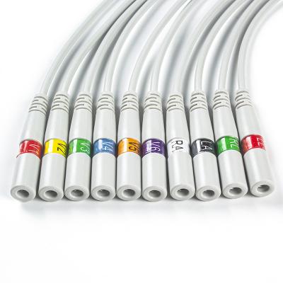 China ECG-Teil-Banane, zum des Verbindungsstücks der ECG-Adapter-Zopf-Adapter-zu reißen Elektroden-9281-002-50 4mm ECG zu verkaufen