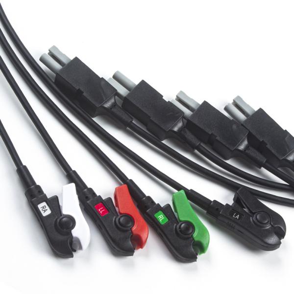 Ραδιο διαφανές καλώδιο 5 ακτίνα X ECG Radiotranslucent Leadwires ύφους MRI της Philips AA μολύβδου