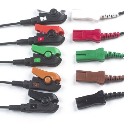 Cina Di LL di stile di RMI della radio 5 Leadwires traslucidi della fune e del filo di piombo del cavo ECG Radiotranslucent del cavo in vendita