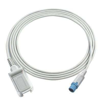 China Drager Siemens SpO2 Sensor Cable for M-asi-mo Tech 7Pin to DB9 SpO2 Extension Cable for sale