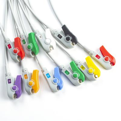 China Kompatible P-Hilips TC30 TC50 EKG Leadwire IEC Grabber TC70 IEC Grabber zu verkaufen