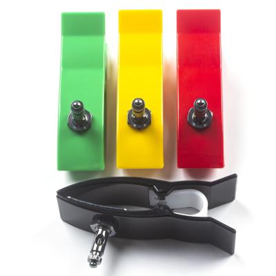 China Pediatric Multiple Color Limb Clamp Adapters with Snap End Connector and Ag/Cl Plating for sale