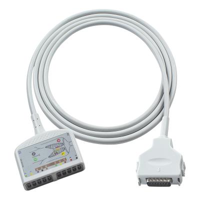China Kompatibles Fukuda Denshi 10Lead EKG-Kabel für den CardiMax FX-7202, den CardiMax FX-7402, den CardiMax FX-7101 zu verkaufen