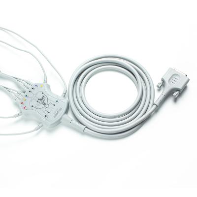 China Original Mindray ECG 12Lead Electrocardiogram Cable 040-001644-00 BeneHeart R12, BeneHeart R3 for sale