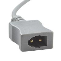 China Compatible Temperature Adapter 6.3 Mono Plug To Rectangular Dual Pin YSI400 Series for sale