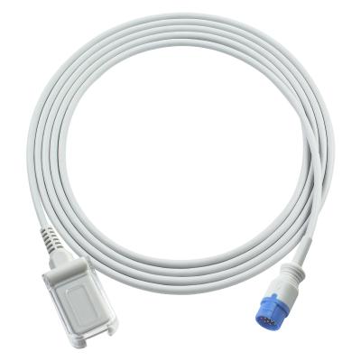 중국 Biolight 12핀 SpO2 센서 케이블 SpO2 어댑터 연장 케이블 15-027-0005 환자 케이블 판매용