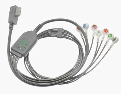 China Compatible Beneware CT-08S CT-082 CT-083S CT-086S 13Pin 7Lead Holter ECG Cable EKG Holter Cables and Leadwires for sale