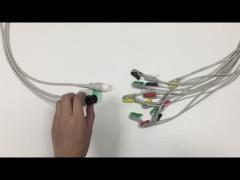 Bionet Nieuwe BM3 BM5 ECG Kabels en Leadwires 12 Kabel 3 van Pin Connector ECG de Klem van Loodcei Grabber