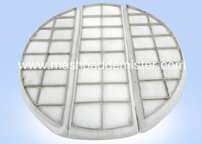 Cina APPROVAZIONE ambientale acida PTFE Mesh Pad Demister Mist Extractor in vendita