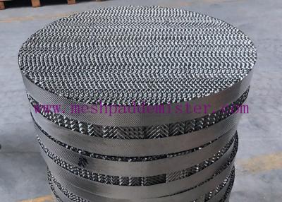Cina il piatto ondulato Mellapak del metallo di 2.5y gli ss 316l ha strutturato l'imballaggio nella torre di distillazione in vendita
