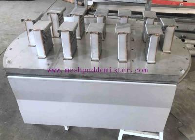 Cina 316l placcano il Downcomer liquido di Jet Distillation Tower Trays With dell'aria di 900mm in vendita