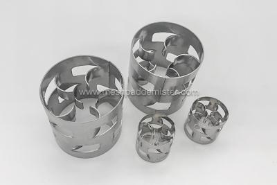 China Random Packing 9mm 25mm Metal Pall Ring Easily Wettable for sale