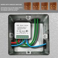 China Smart Home Essential Light Switch Panel Solid Wood WiFi Voice Command for sale