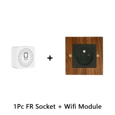 China Cover Solid Wood Toggle Light Switch Panel Brass Home Wall Switch 86 Type Handmade Lever Concealed Lever Tog for sale