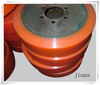 China Tear Resistant Customized Polyurethane Wheels Low Compression Set 35A 98A Shore Hardness for sale