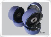 China Tear Resistant Customized Polyurethane Wheels Low Compression Set 35A 98A Shore Hardness for sale