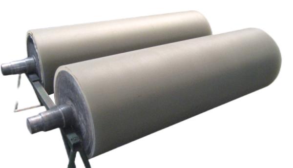 Polyurethane Coated Rollers For Machinery Cementing Machine Rubber Roller any colour