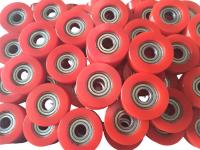 China 6 Inch Custom Service Polyurethane Wheels Solid Hub 150mm Diameter for sale