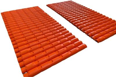 Cina Protezione dei cavi sottomarini in PU colore rosso resistente all' idrolisi in vendita