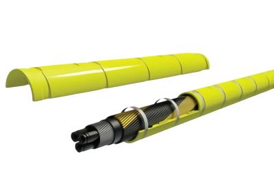 China Polyurethane Submarine Cable Protection Duct with 85 A Hardness, Corrosion Resistant and High Load Bearing Capacity for Undersea Applications for sale