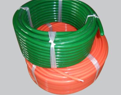 Cina Cavo liscio di superficie della cinghia rotonda arancio dell'uretano del diametro 12mm di rinforzo in vendita