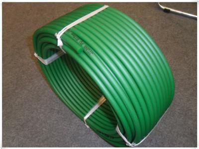 China PU Polyurethane Round Belt Good Resistance , Green Round Belt for sale
