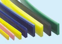 China Solvent Resistant PU Polyurethane Screen Printing Squeegee Blade - 35-95 Shore A Hardness, Multiple Sizes 7×50mm to 10×60mm for sale