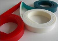 China UV Ink Resistant PU Polyurethane Screen Printing Squeegee Scraper 50-90 Shore A Hardness S5-S9 Size Range for sale