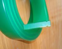 China Industrial PU Polyurethane Flat Screen Printing Squeegee - 45-95 Shore A Hardness, Multiple Sizes 5-10mm for sale