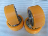 China Oil Resistant Polyurethane Wheels 35-98 Shore A Hardness with 45-60 KN/M Tear Strength for Industrial Applications for sale